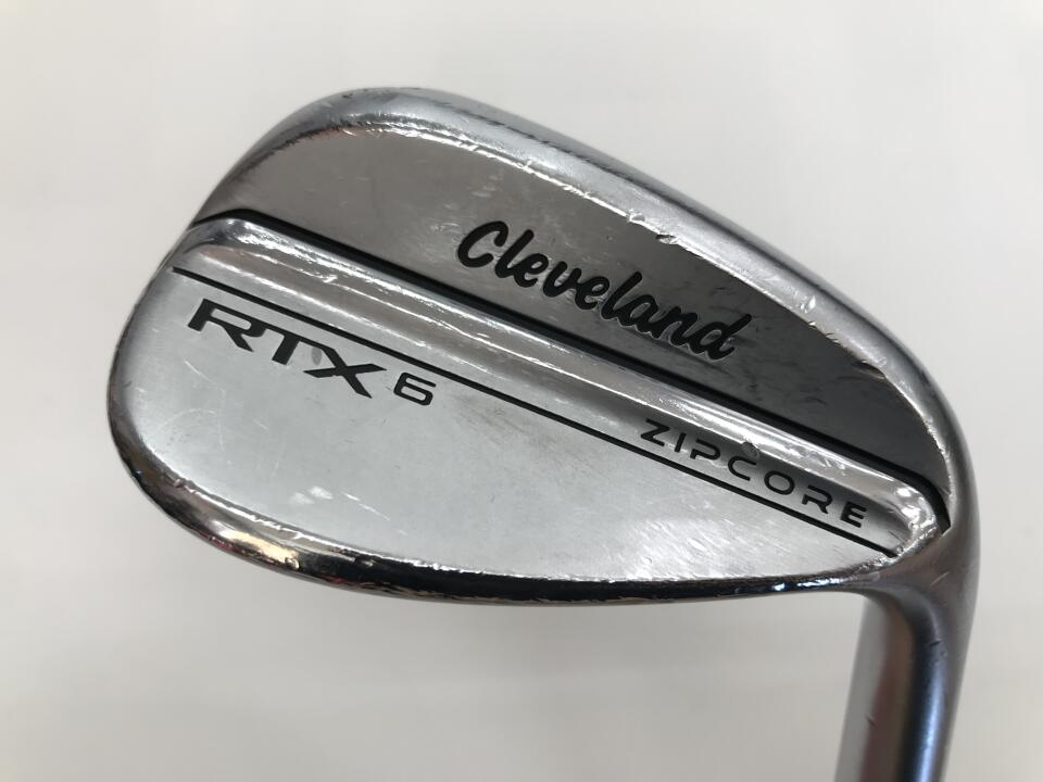 【中古ゴルフクラブ】クリーブランド　RTX　RTX6 ジップコア ツアーサテン ウェッジ スチールシャフト　シャフト：スチールシャフト RTX 6 ZIPCORE ツアーサテン｜クリーブランド｜ウェッジ｜ダイナミック
